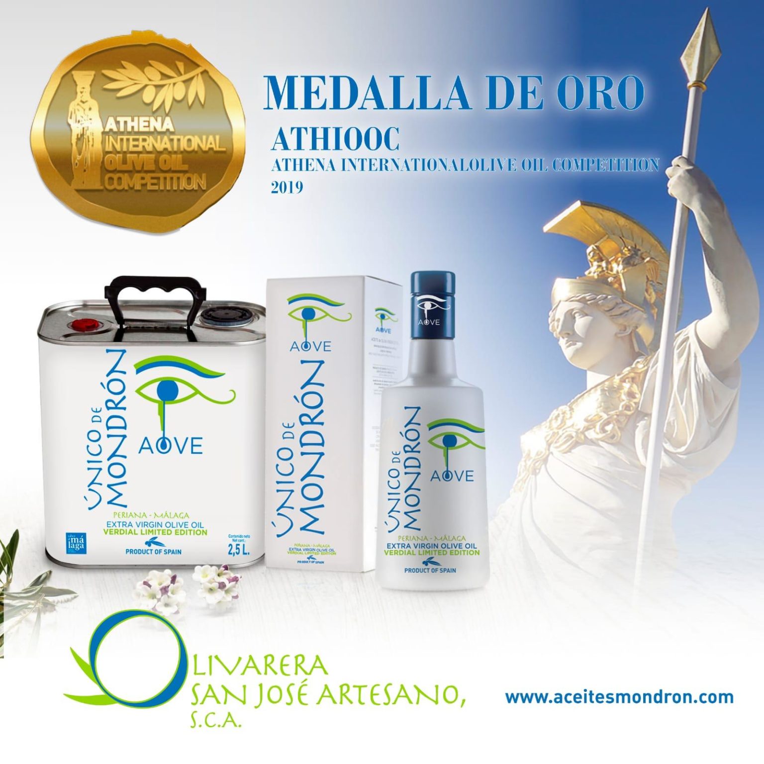 Único de Mondrón - 0,5 l Premium Olivenöl | Joliva Online-Shop